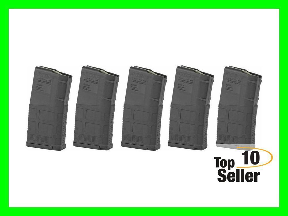 5-Pack Magpul PMAG AR-10 20 Round 7.62 308 M3 MAG291-BLK AR10 SR25 Mags ...