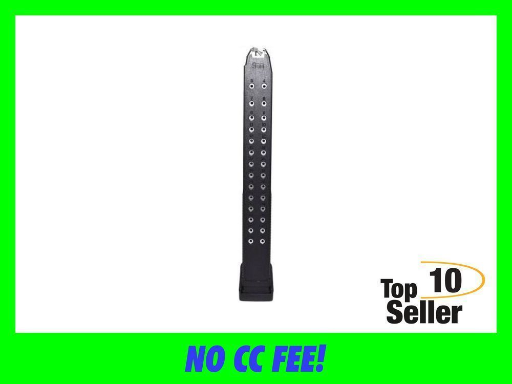 GLOCK 9MM 33 ROUND EXTENDED MAG FITS RUGER PC CARBINE AR-9 KELTEC ...