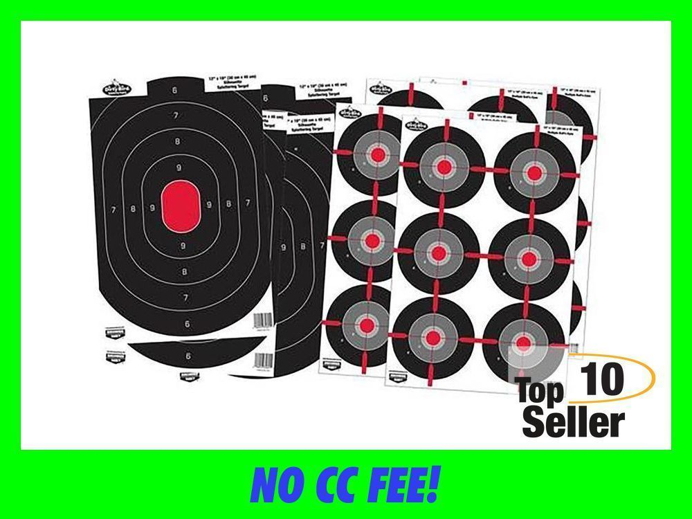 Birchwood Casey 35725 Dirty Bird Combo Pack Silhouette/Bullseye Paper ...