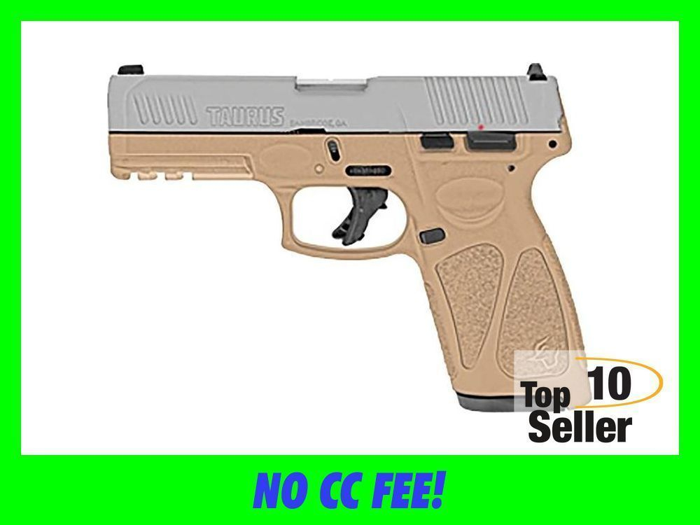 Taurus 1G3B949T15 G3 Full Size Frame 9mm Luger 15+1 4” Matte Stainless ...