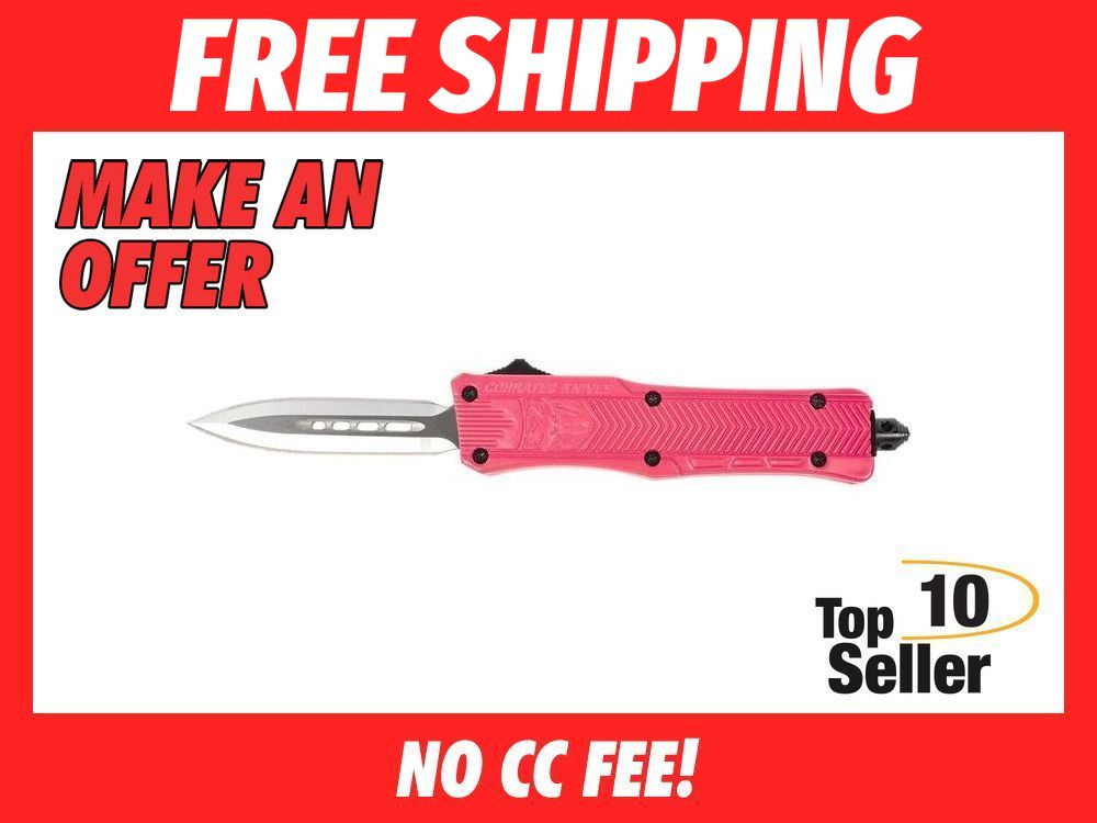 CobraTec Knives SPKCTK1SDAGNS CTK-1 Small 2.75” OTF Dagger Plain D2 ...