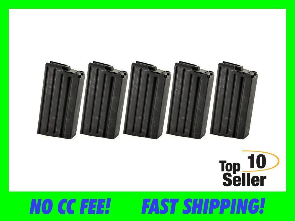 5 Pack AR-10 Magazine 308 Win 7.62x51 20rd Mag 7.62 Nato Winchester 762 - Rifle Magazines ...