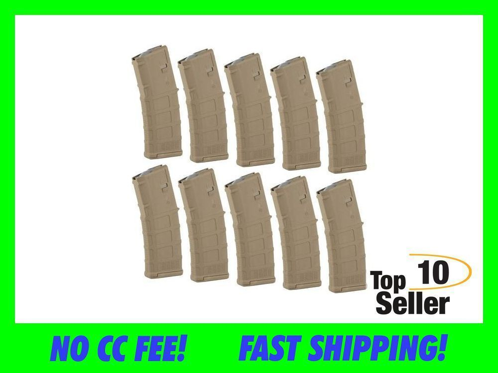 10 Magpul PMAG 30 ROUND AR-15 GEN M3 223 Rem/5.56 NATO/300 BLACKOUT ...