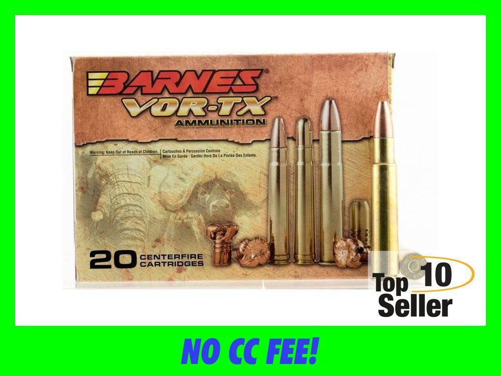 Barnes Bullets 22034 VOR-TX Safari 416Rigby 400gr TSX Flat Base 20 Per ...