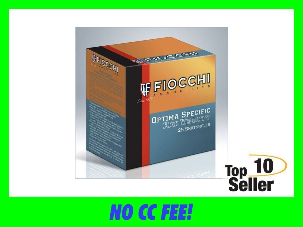 Fiocchi 203HV6 Field Dynamics High Velocity 20Gauge 3” 1 1/4oz 6Shot ...