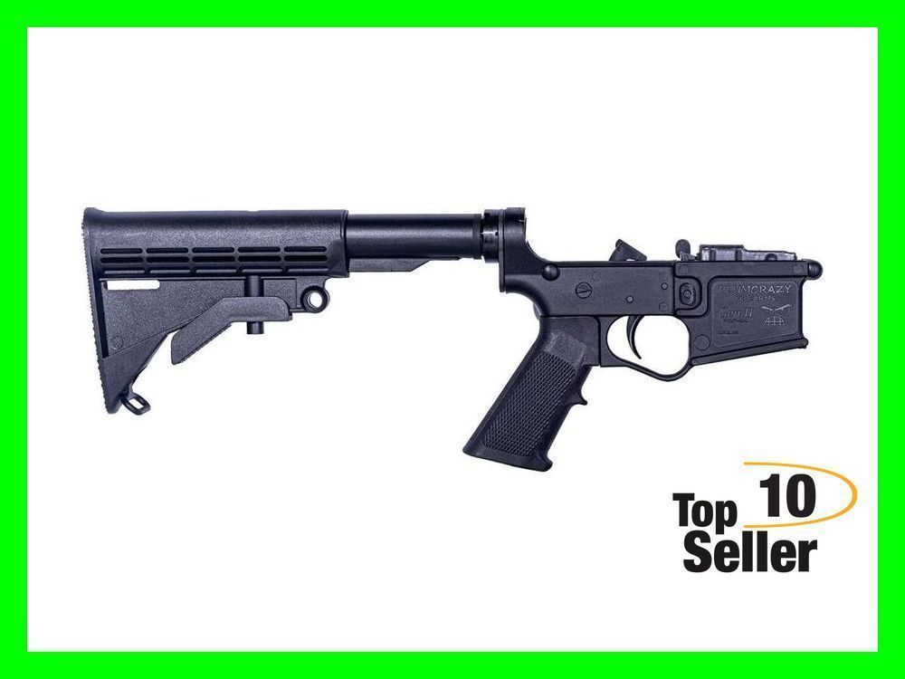 ET Arms Inc ETAGLOW201PCGENII Omega-15 Complete Lower Receiver w/Buffer ...