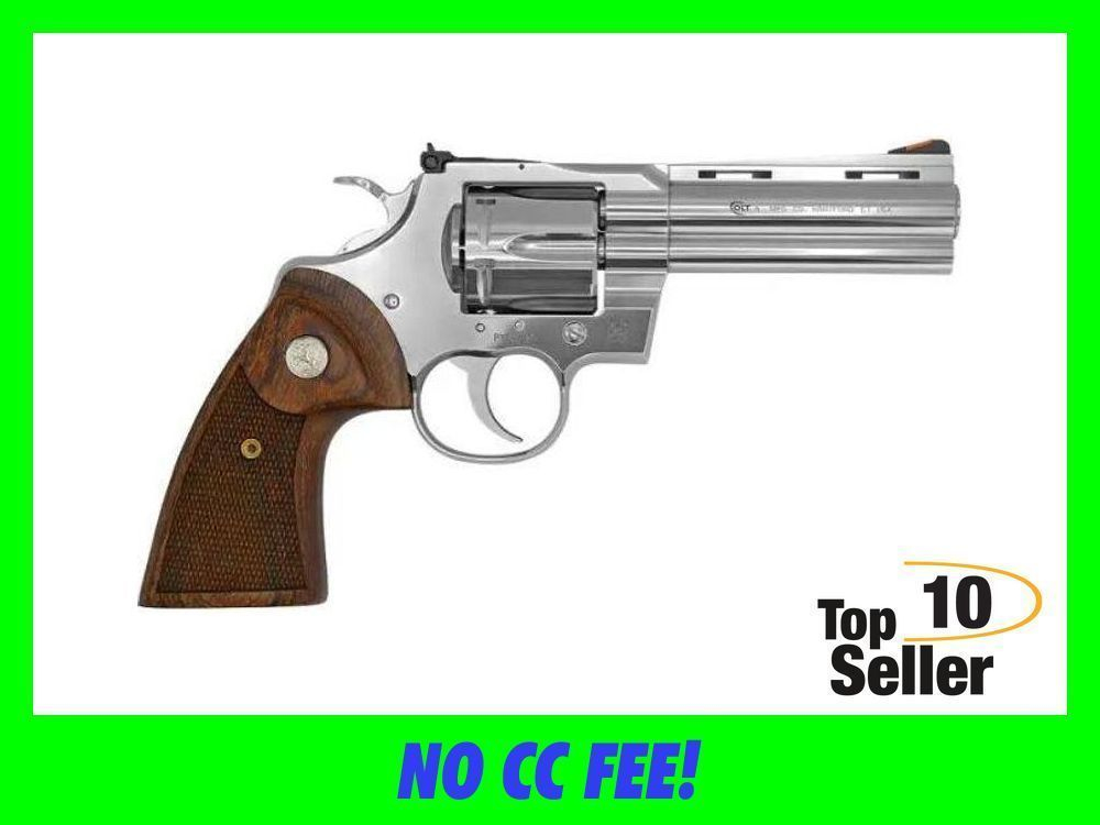 COLT Python 357 Magnum 4.25" Stainless Blemish Mag - Revolvers at ...