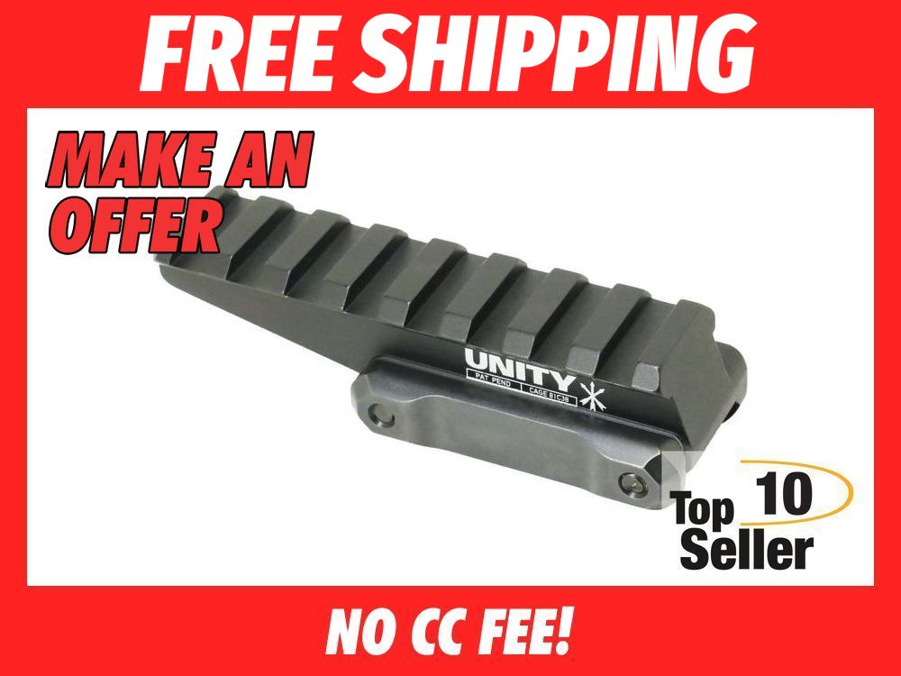 Unity Tactical LLC FSTORB Fast Optic Riser Black Anodized - Scope ...