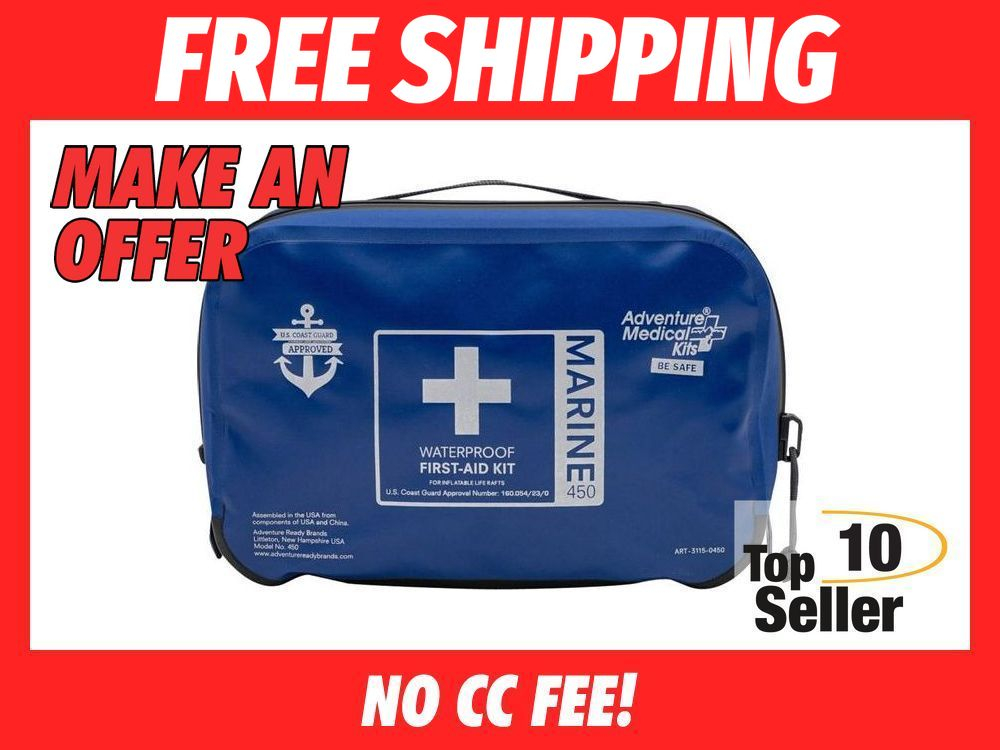 Adventure Medical Kits 01150450 Marine 450 Treats Injuries/Illnesses ...
