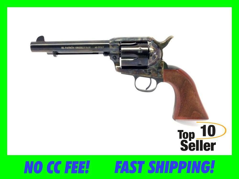 Uberti 1873 Cattleman El Patron Grizzly Paw 45 Colt 5.5in 6 Shot 345275 ...