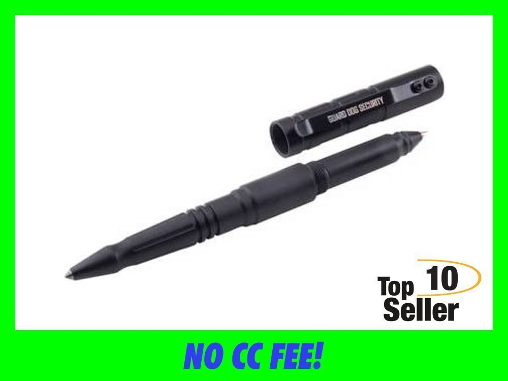 Guard Dog TPGDE1000BK Tactical Pen Black Aluminum Includes Pocket Clip ...