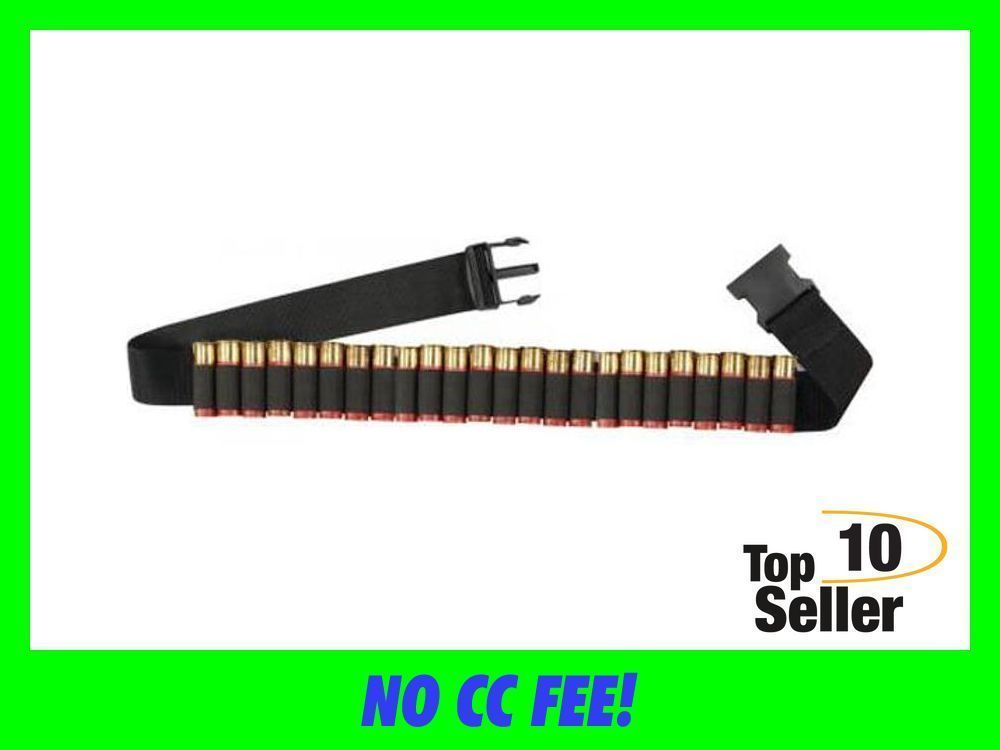 Hunters Specialties 00680 Shotgun Shell Belt Black Nylon 25 Shotshells ...