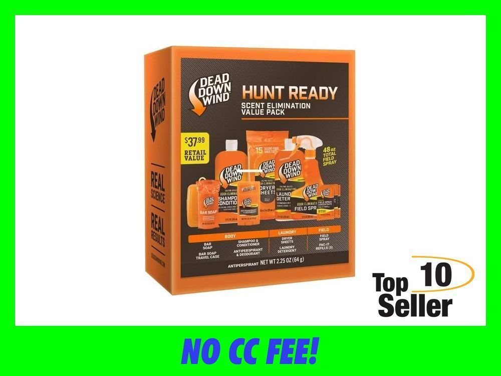 Dead Down Wind 2099 Hunt Ready Kit Odor Eliminator 10 pieces - Hunting ...