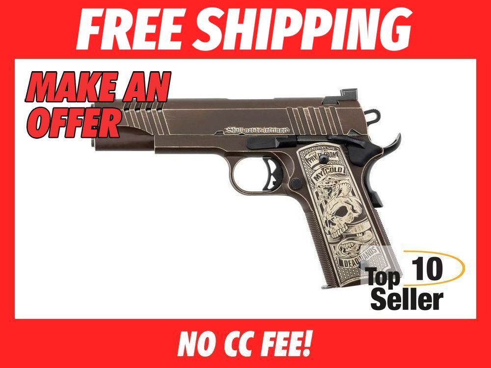 Auto-Ordnance 1911TCAC15 1911 A1 Cold Dead hands 45 ACP 7+1 5 ...