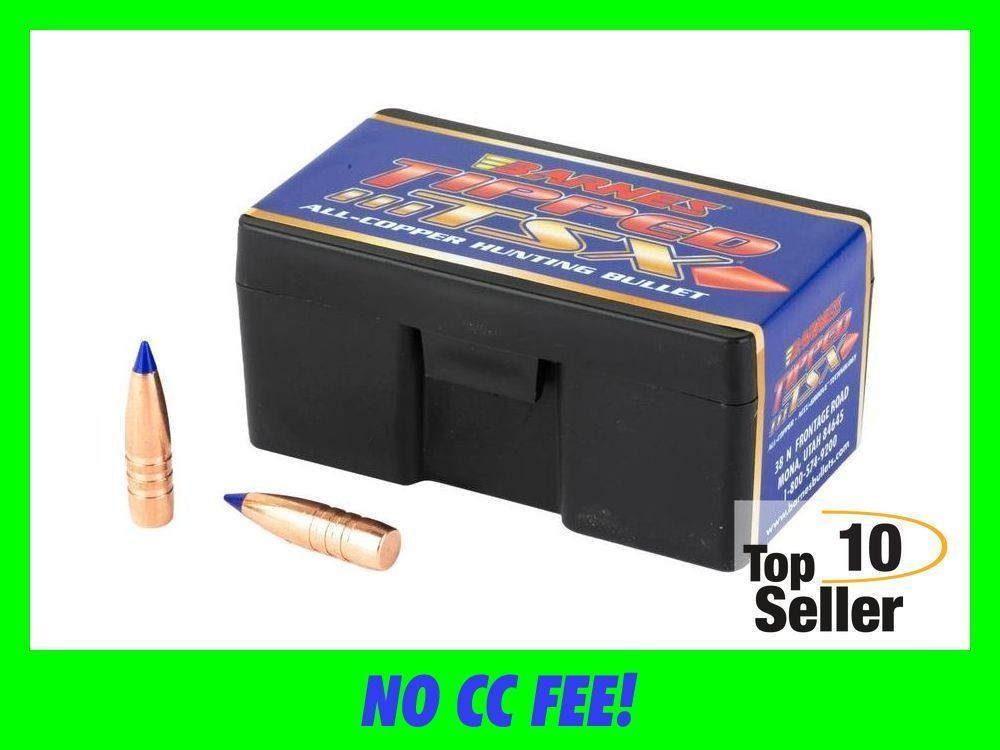 Barnes Bullets 30298 Tipped TSX 7mm .284 120 gr TTSX Boat-Tail 50 Per ...