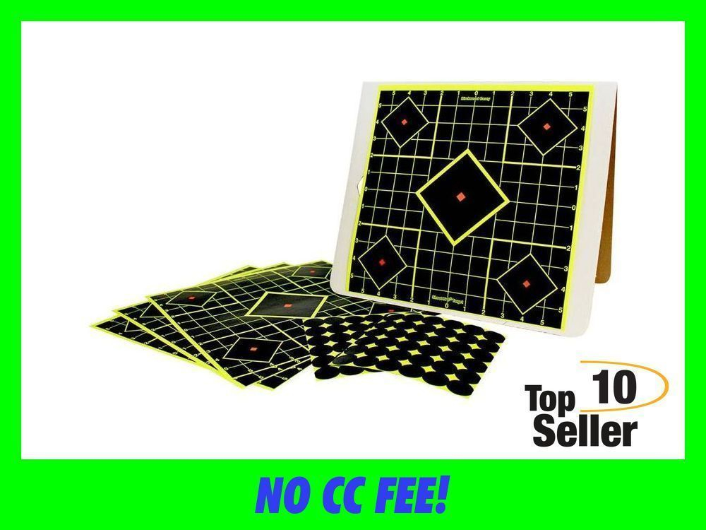 Birchwood Casey 34202 Shoot-N-C Reactive Target Kit Self-Adhesive Paper ...