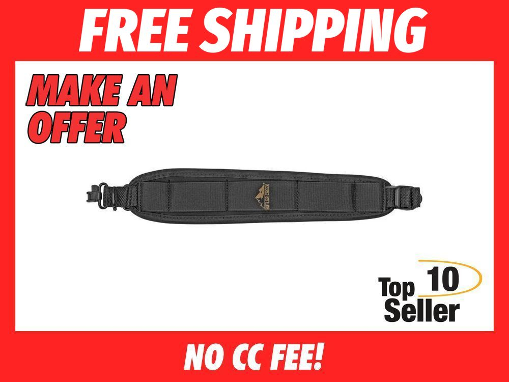 Butler Creek 81013 Comfort Stretch Rifle Sling Black Neoprene ...