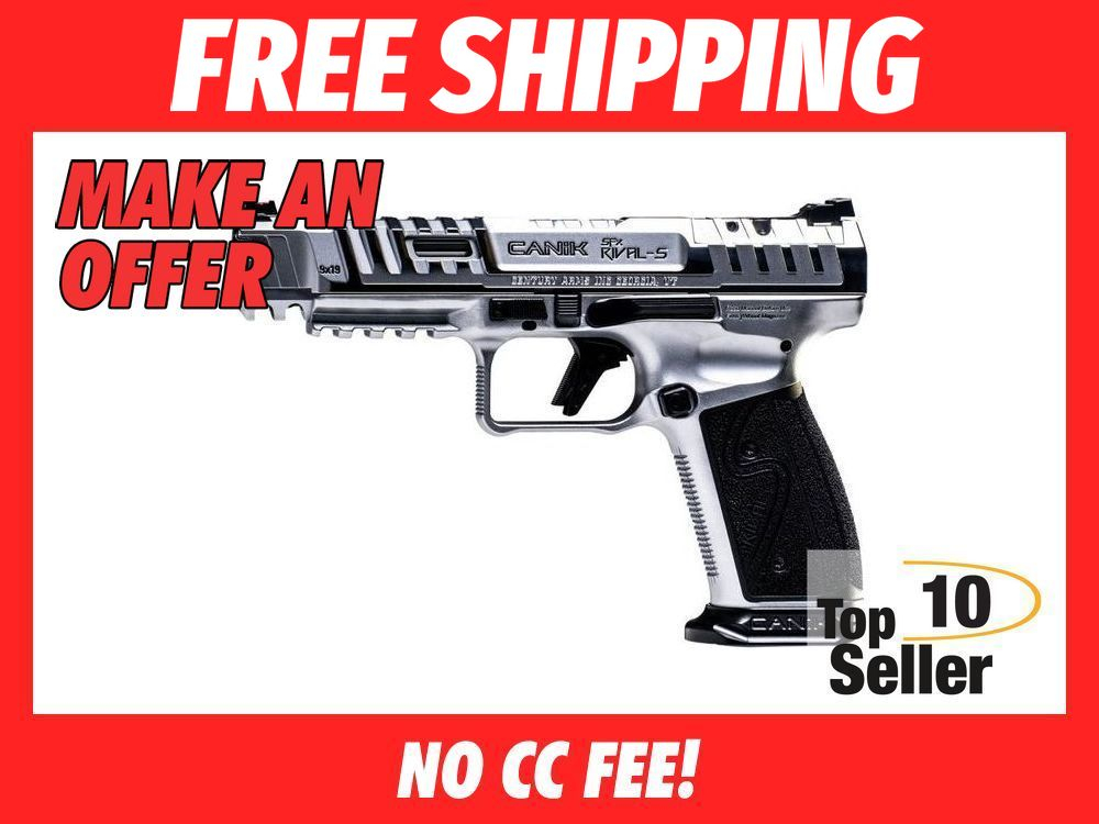 Canik HG7010C-N SFX Rival-S 9mm Chrome 5" 18+1 2Mags - Semi Auto Pistols at GunBroker.com ...
