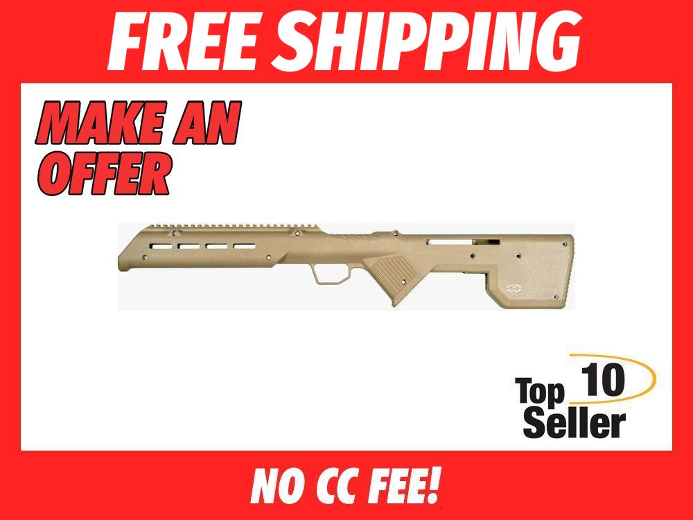 Desert Tech TRK22FDE TREK-22 Rifle Chassis Flat Dark Earth Synthetic ...