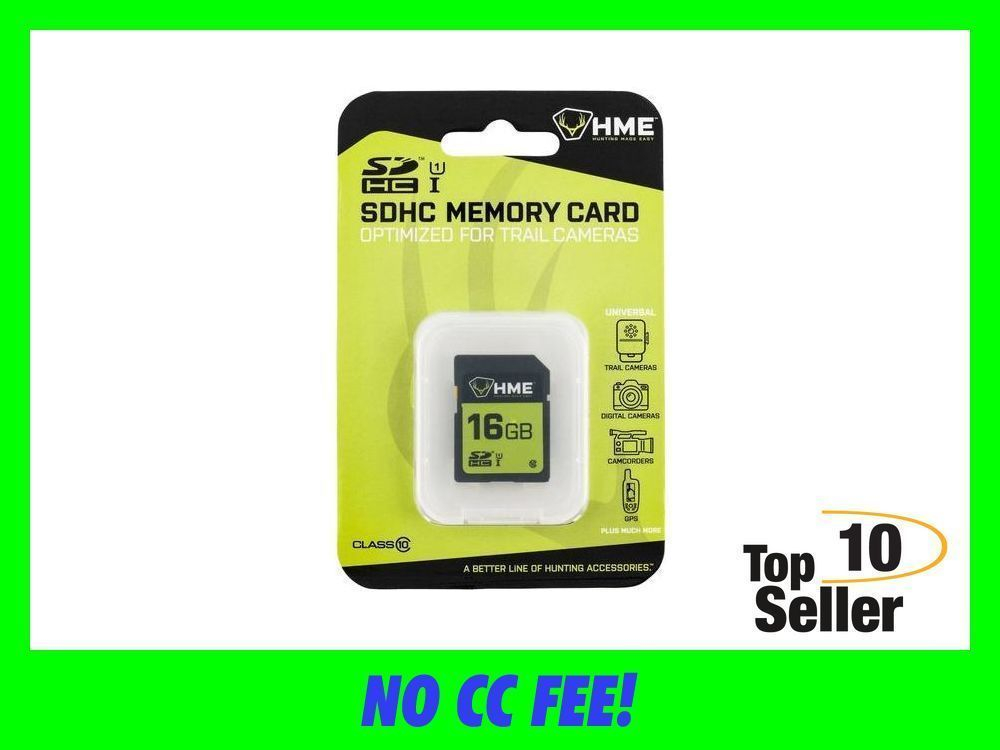 HME HME16GB Micro SD Memory Card 16GB - Game Cameras at GunBroker.com ...