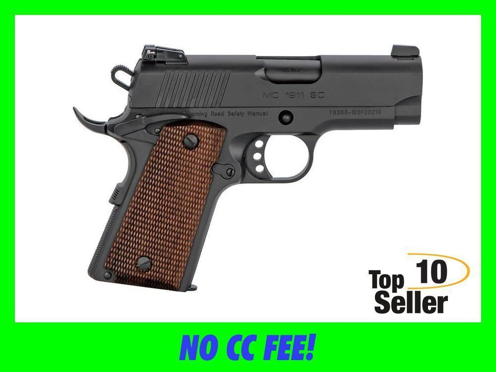 EAA GIRSAN 390045 MC1911 SC Compact 9mm Luger 7+1, 3.40” Black Steel ...