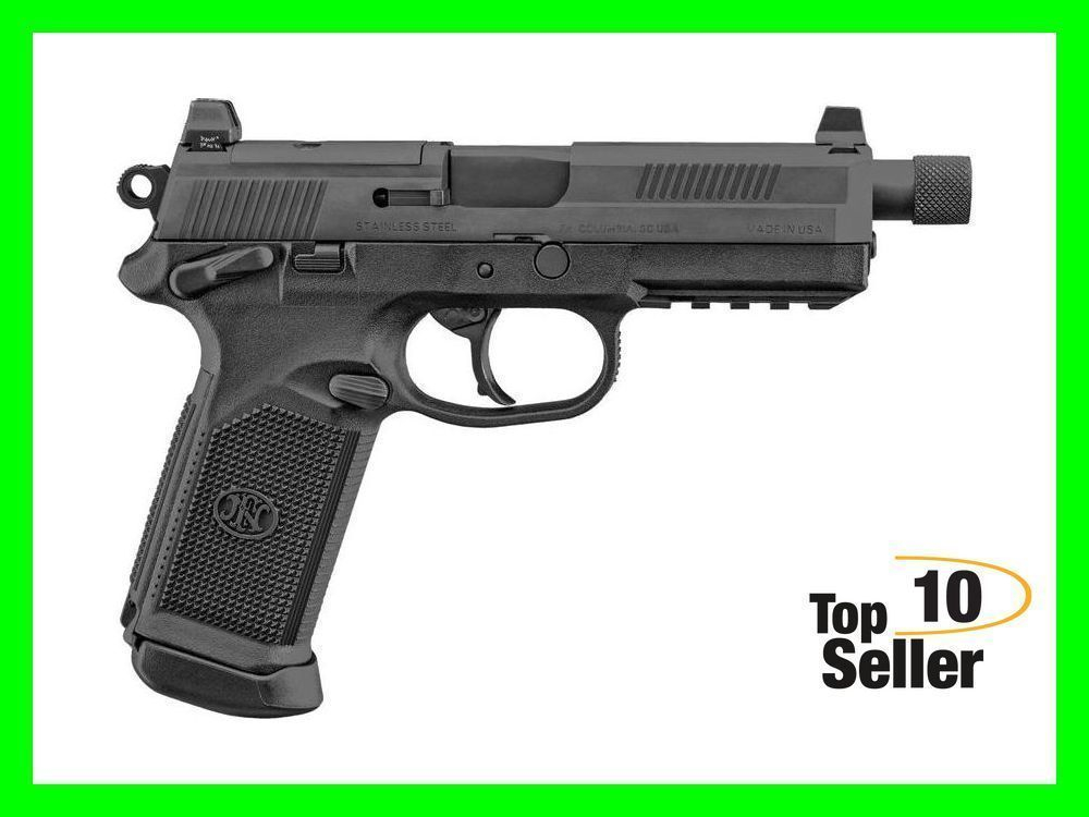FN FNX Tactical 45 ACP 5.30” 15+1 FNX45 Black Stainless Steel - Semi ...