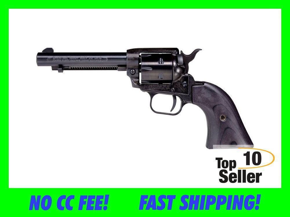 Heritage Mfg RR22B4BBK Rough Rider 22 LR 6 Shot 4.75” Black Oxide ...