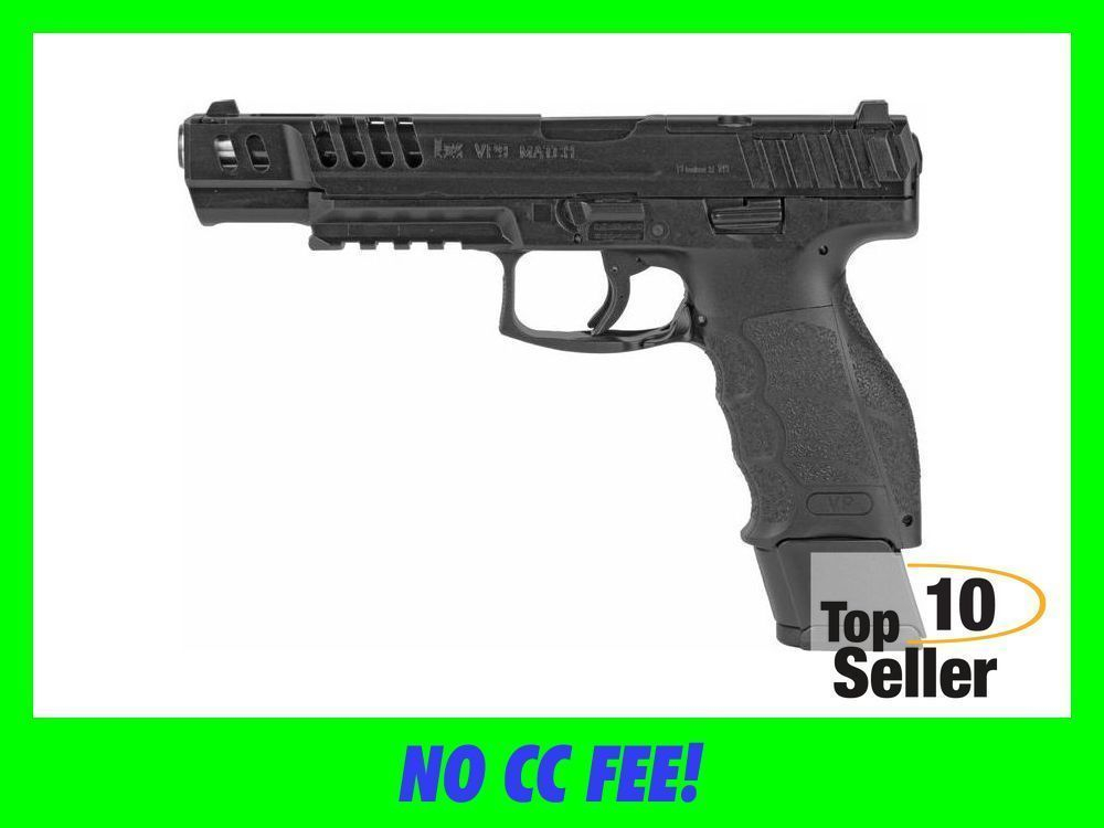 HK 81000553 VP9 Match 9mm Luger 20+1 5.51” Polygonal Rifled Barrel ...