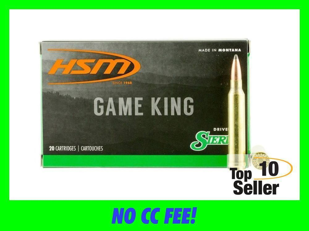 HSM 300WINMAG41N Game King 300 Win Mag 180 gr Sierra GameKing Spitzer ...