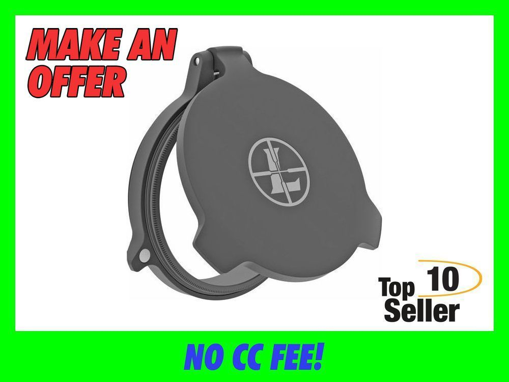 Leupold 117608 Alumina Scope Cover Matte Black Aluminum, 44mm Objective ...