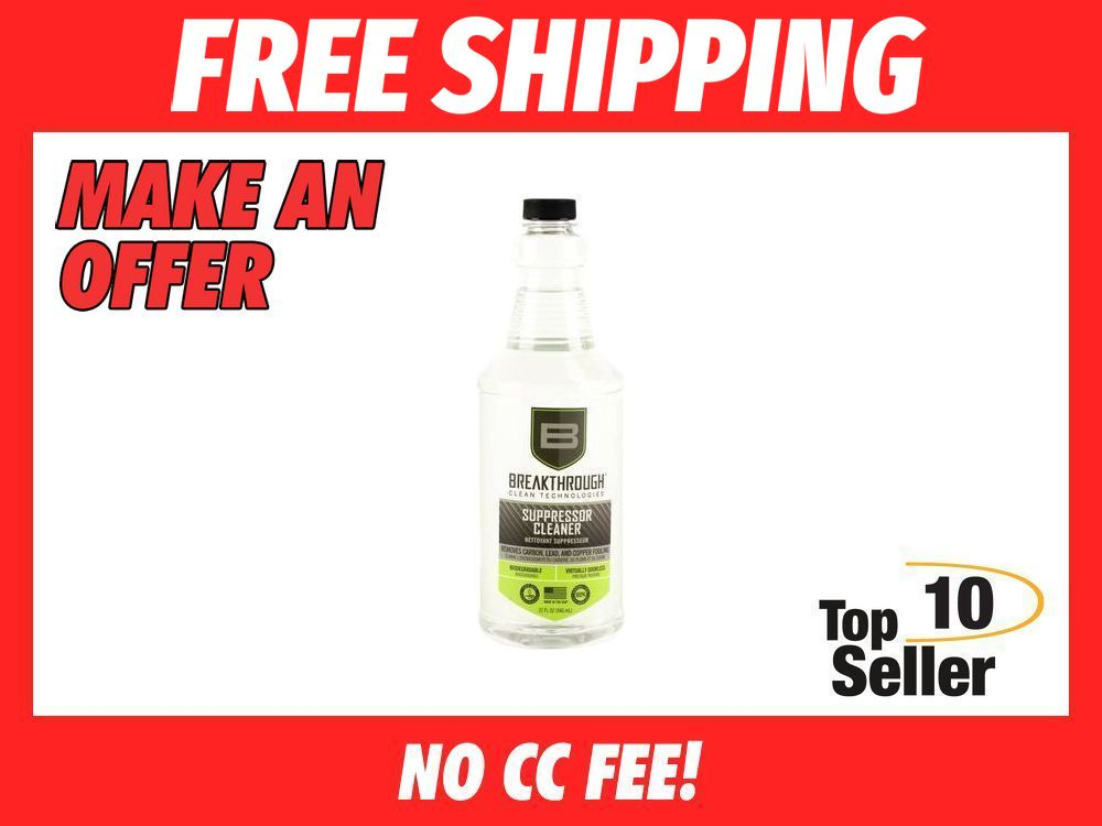 Breakthrough Clean BTSC32OZ Suppressor Cleaner 32 oz - Gun Cleaning ...
