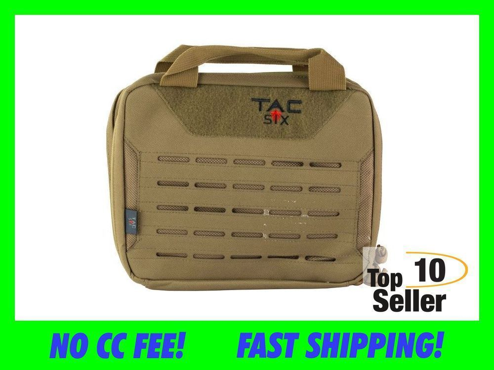 Tac Six 10816 Crew Tactical Pistol Case Coyote 600D Polyester 2 ...