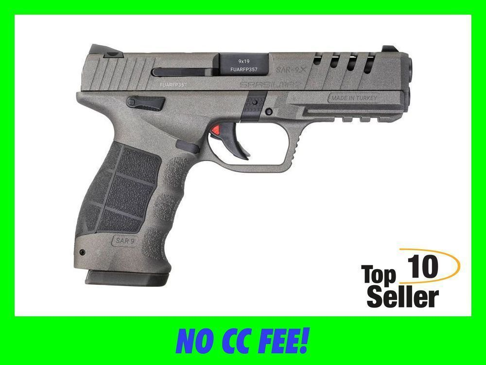 SAR USA SAR9X 9mm Luger 4.40” Barrel 17+1 Or 19+1 , Platinum Cerakote... - Semi Auto Pistols at ...