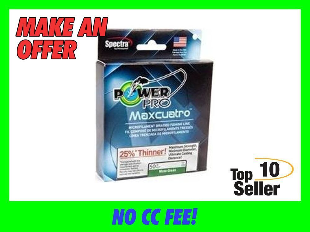 PWR PRO MAXCUATRO 40LB 150YDS GRN - Other Freshwater Fishing Equipment ...