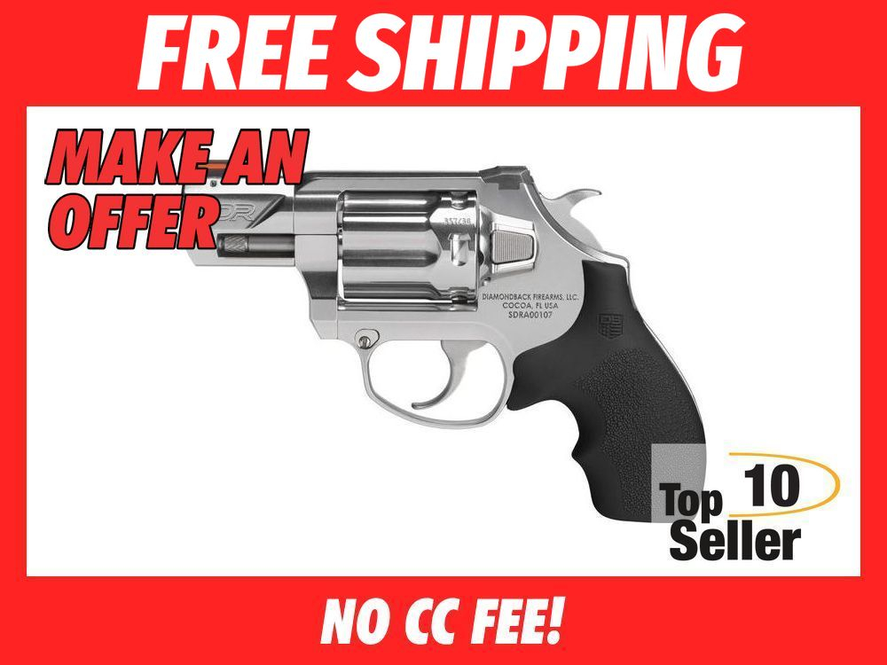 Diamondback DB0700S701 S.D.R. 357 Mag 6rd 2” Polished Stainless Steel ...