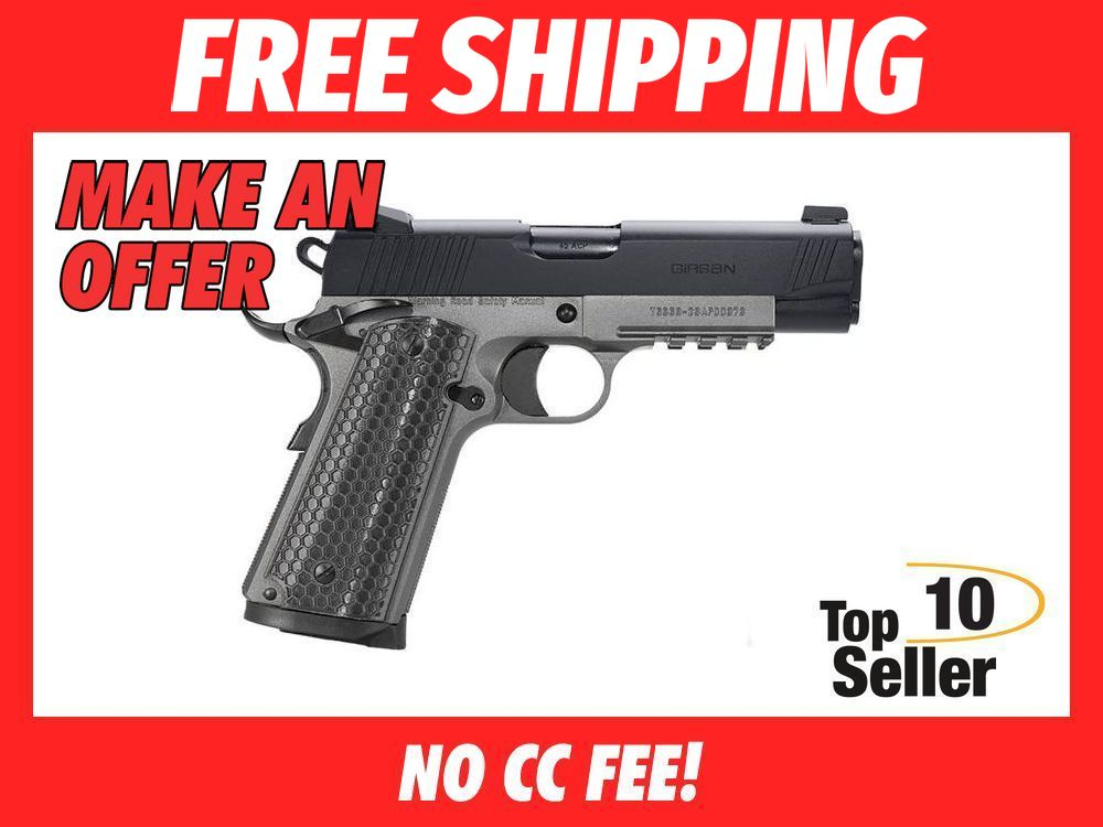 Girsan 392072 MC1911 C Untouchable Compact Frame 45 ACP 8+1 4.40 ...