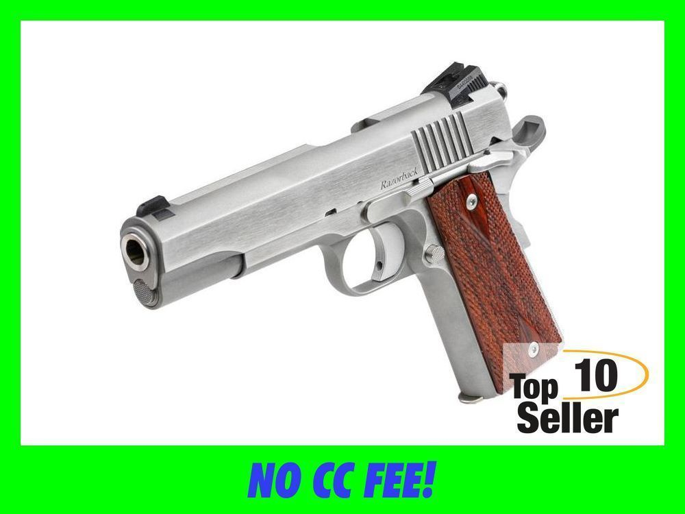 Dan Wesson 01889 Razorback 10mm Auto Caliber with 5” Match Grade ...