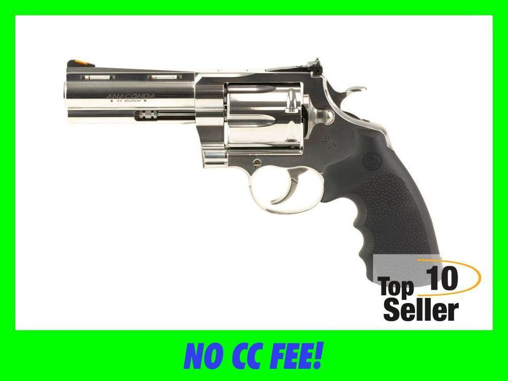 Colt Mfg ANACONDASP4RTS Anaconda 44 Mag 6 Shot 4.25” Stainless Barrel ...
