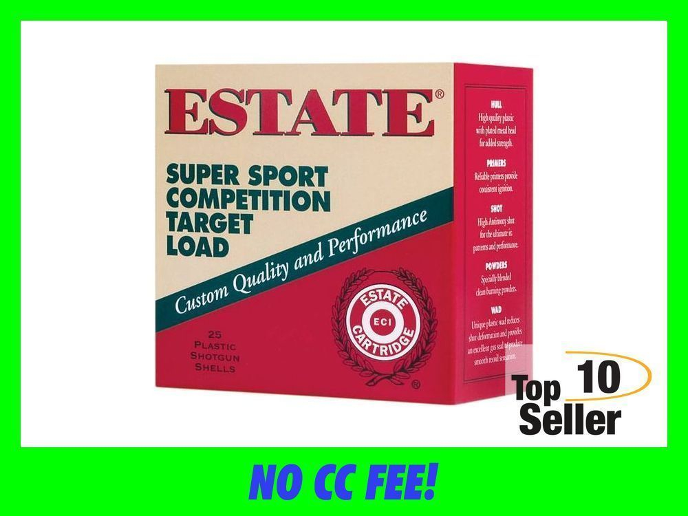Estate Cartridge SS12H75 Super Sport Competition Target 12Gauge 2.75 ...