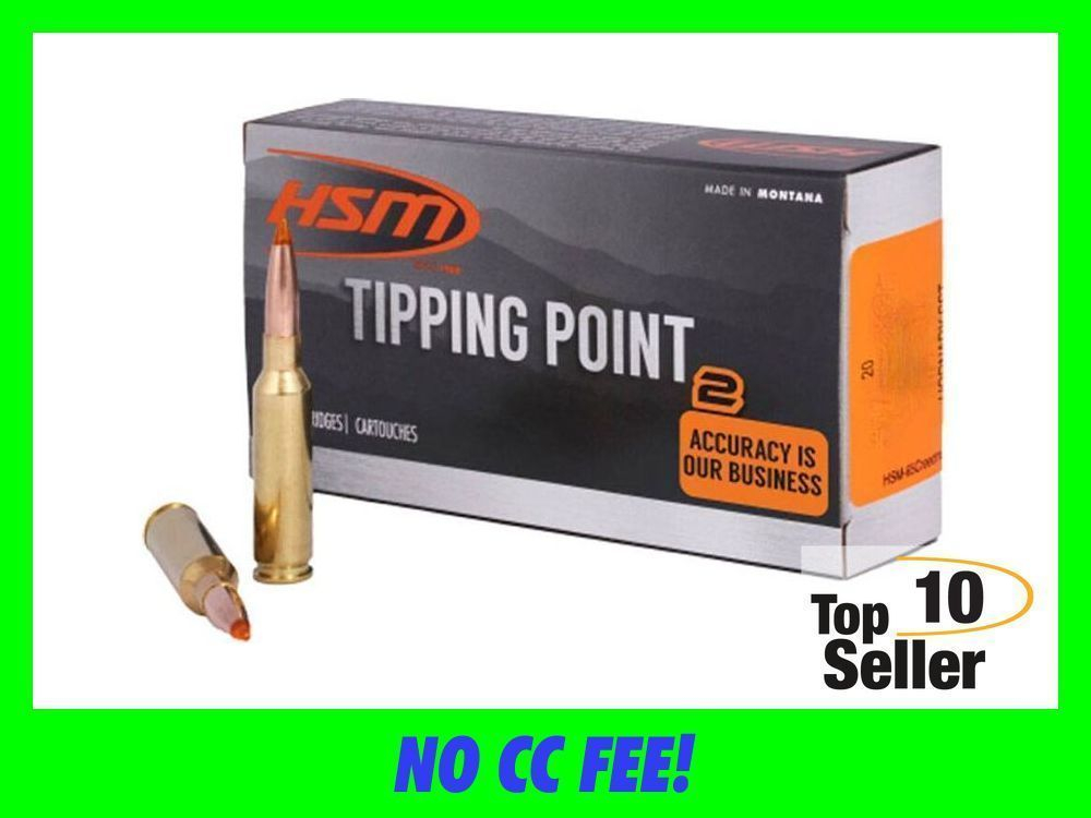 HSM 6.5X284 NORMA 140GR SST 20RD 25BX/CS - Pistol Ammunition at ...