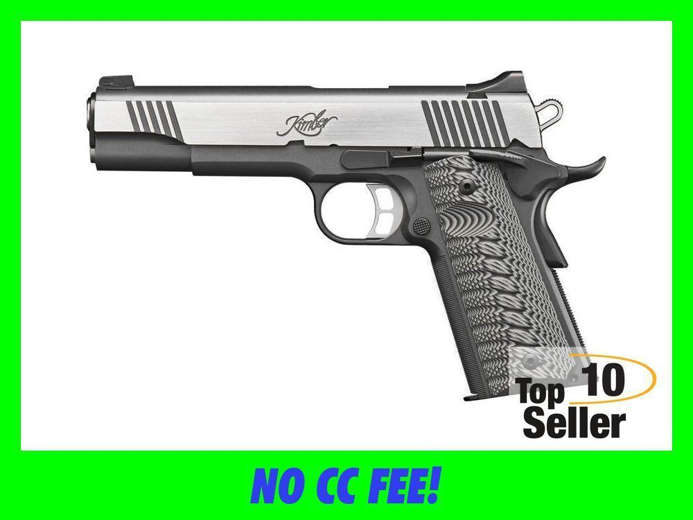 Kimber Mfg.,inc 3000238 Eclipse Custom 45ACP 7+1 5” Charcoal Gray ...