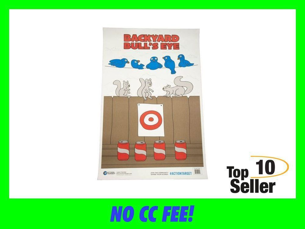Action Target GSBKYARD100 Entertainment Animals/Cans/Target Paper ...