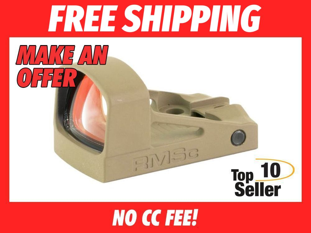 SHLD RMSC GLASS MINI SIGHT 8MOA FDE - Red Dots Sights at GunBroker.com ...