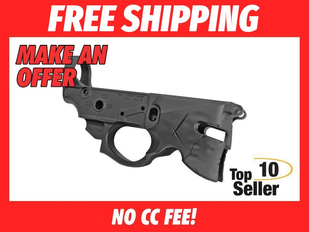 Sharps Bros Overthrow Lower Receiver AR-15 Billet Spartan Helmet - Semi ...