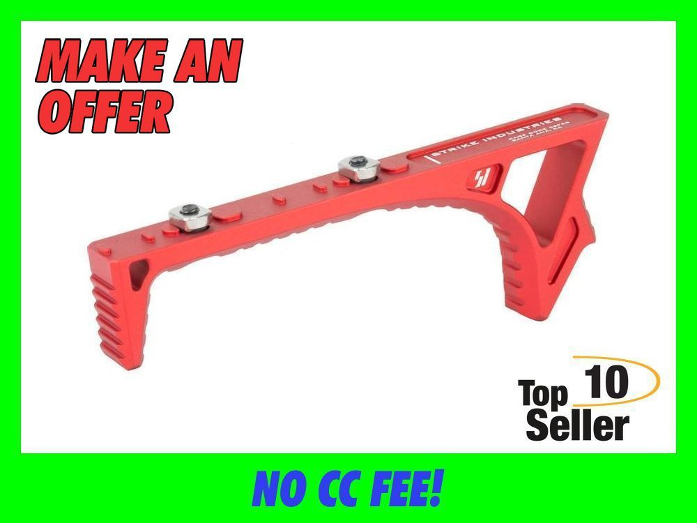 Strike LINKCFGRED Link Curved ForeGrip AR-Platform Red Aluminum ...