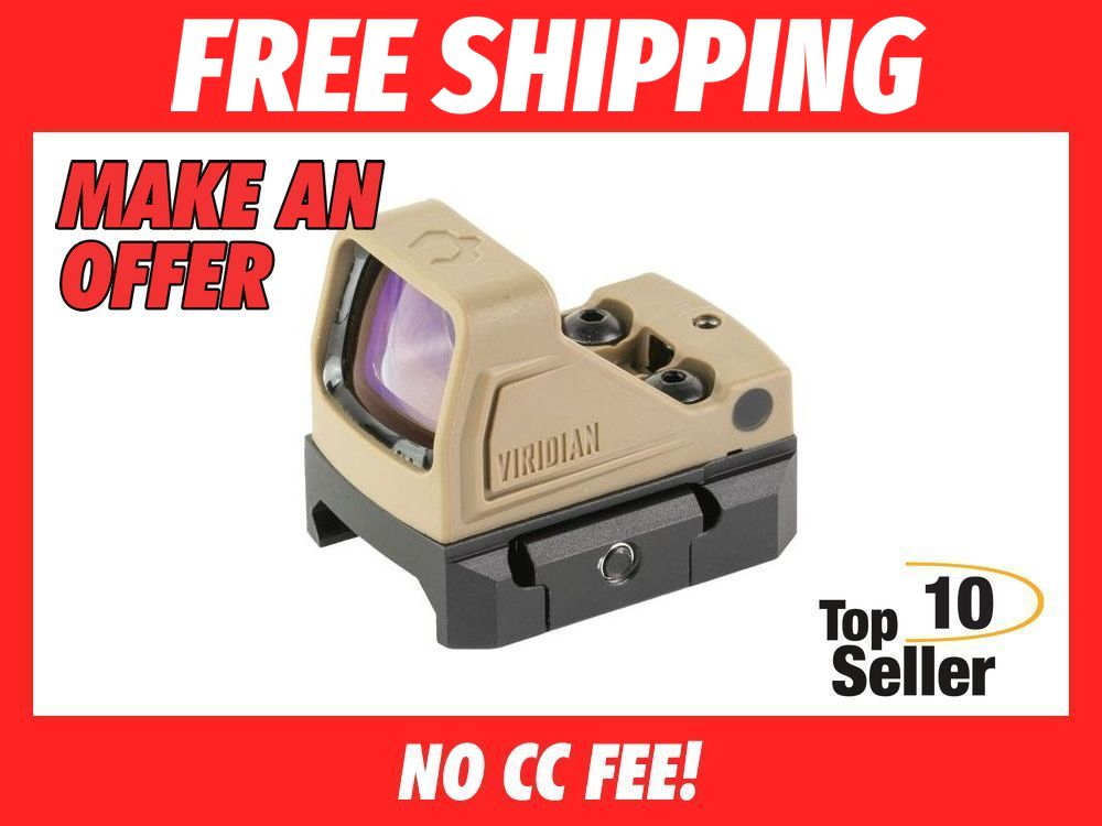 Viridian 9810142 RFX11 Flat Dark Earth 1 x 16 mm 22 3 MOA Green Dot ...