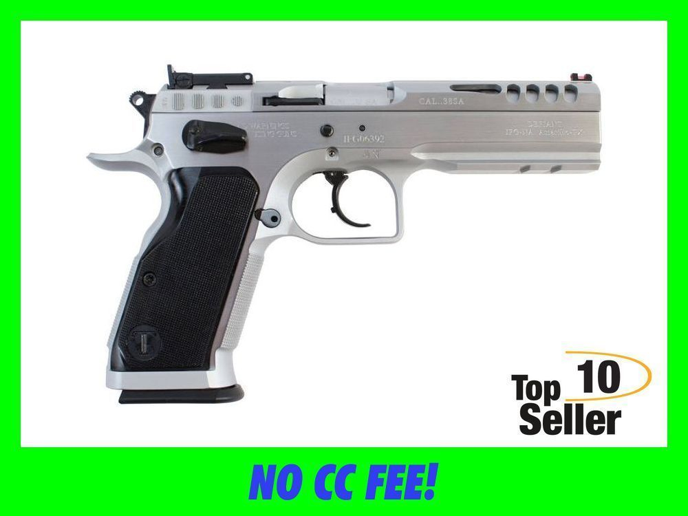 Tanfoglio IFG TFSTOCKM9 Defiant Stock Master 9mm Luger 17+1 4.75” Hard ...