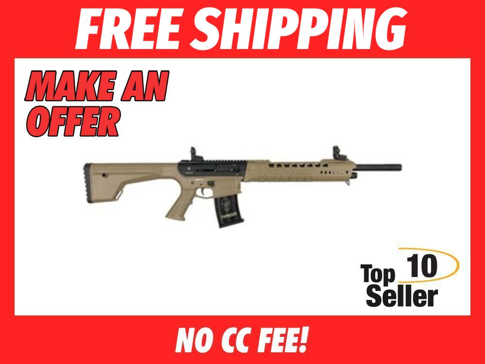 Typhoon Defense X12 AR-12 Tactical 12 Gauge Defensive Shotgun FDE ...