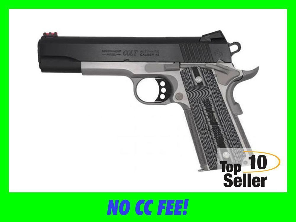 CLT GOVT 45ACP 5 BLUED SLIDE SS FRAME BLEM - Semi Auto Pistols at ...
