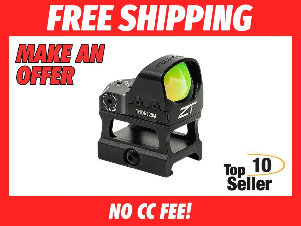 Zero Tech Optics THDRS28MH Thrive HD Black 1x 28mm x 20mm - Red Dots ...